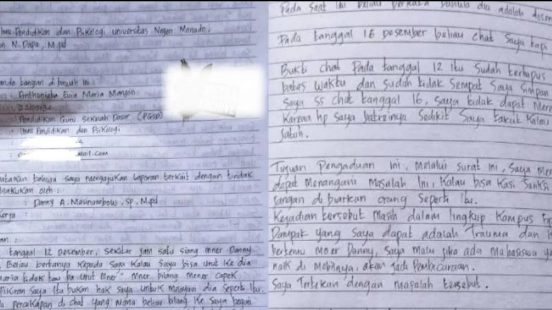 Usai Ditemukan Tewas di Kamar Kos, Viral Curahan Hati Mahasiswa Unima Beberkan Tabiat Oknum ...