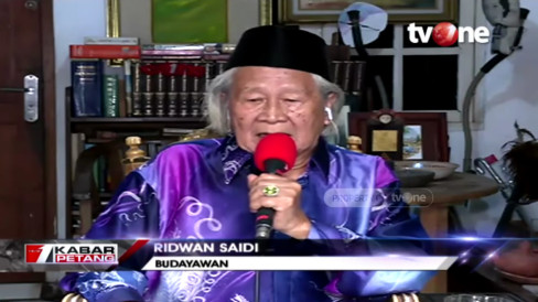 Sepak Terjang Budayawan Ridwan Saidi Semasa Hidup, Ternyata Pernah ...