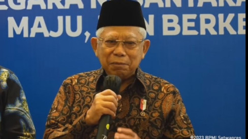 Wapres Ma'ruf Amin Suruh Anak Muda Indonesia Jangan Menunda-nunda Menikah