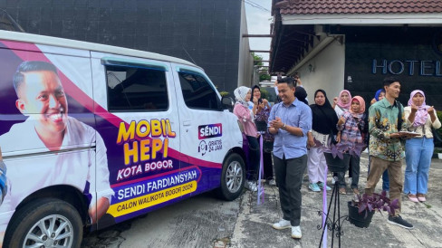 Sendi Fardiansyah Launching MOBIL HEPI Gratis 24 Jam untuk Warga Kota Bogor