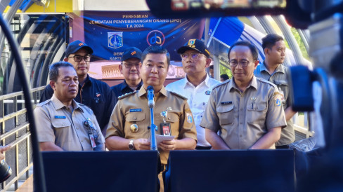 BMI Rampungkan Proyek JPO Mas Mansyur