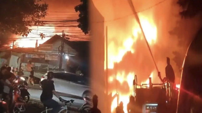 Gulkarmat Jakarta Bocorkan Kondisi Terkini Kebakaran Hebat di Pemukiman ...
