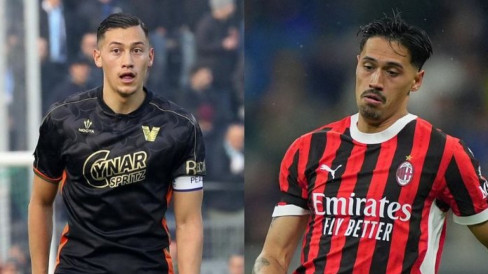 Jay Idzes Kena Jewer Tijjani Reijnders di Laga Venezia Vs Milan ...