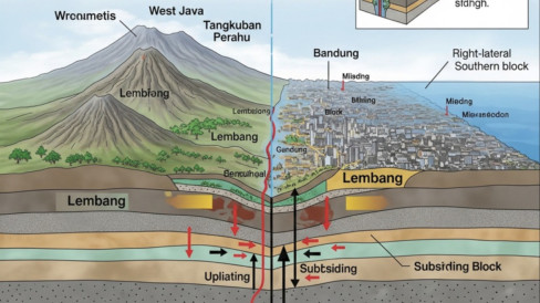 Mengenal Sesar Lembang, 'Sumber Ancaman' Gempa Bumi Terbesar di Jawa Barat