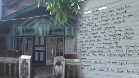 Lelah Terhimpit Hutang, Ibu di Bandung Tinggalkan Sepucuk Surat Wasiat ...