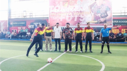 40 Tim Panaskan Manado! Turnamen Futsal Piala Panglima TNI Resmi Bergulir