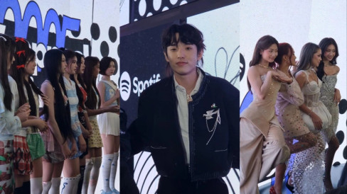 Penampilan Memukau eaJ, Hearts2Hearts Hingga No Na di Black Carpet ...